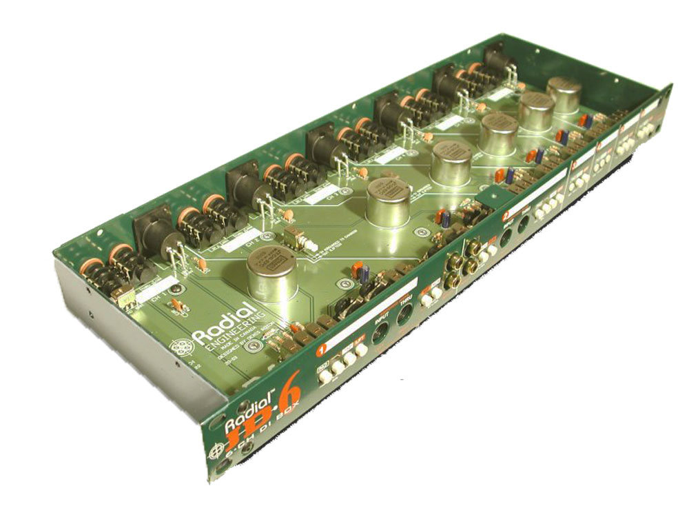 Radial JD6 6 Channel Rackmount DI - Boite de direct (DI) Univers Sons