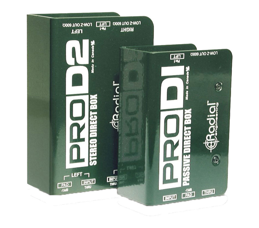 Radial PRO D2 Stereo Passive DI - Boite de direct (DI) Univers Sons