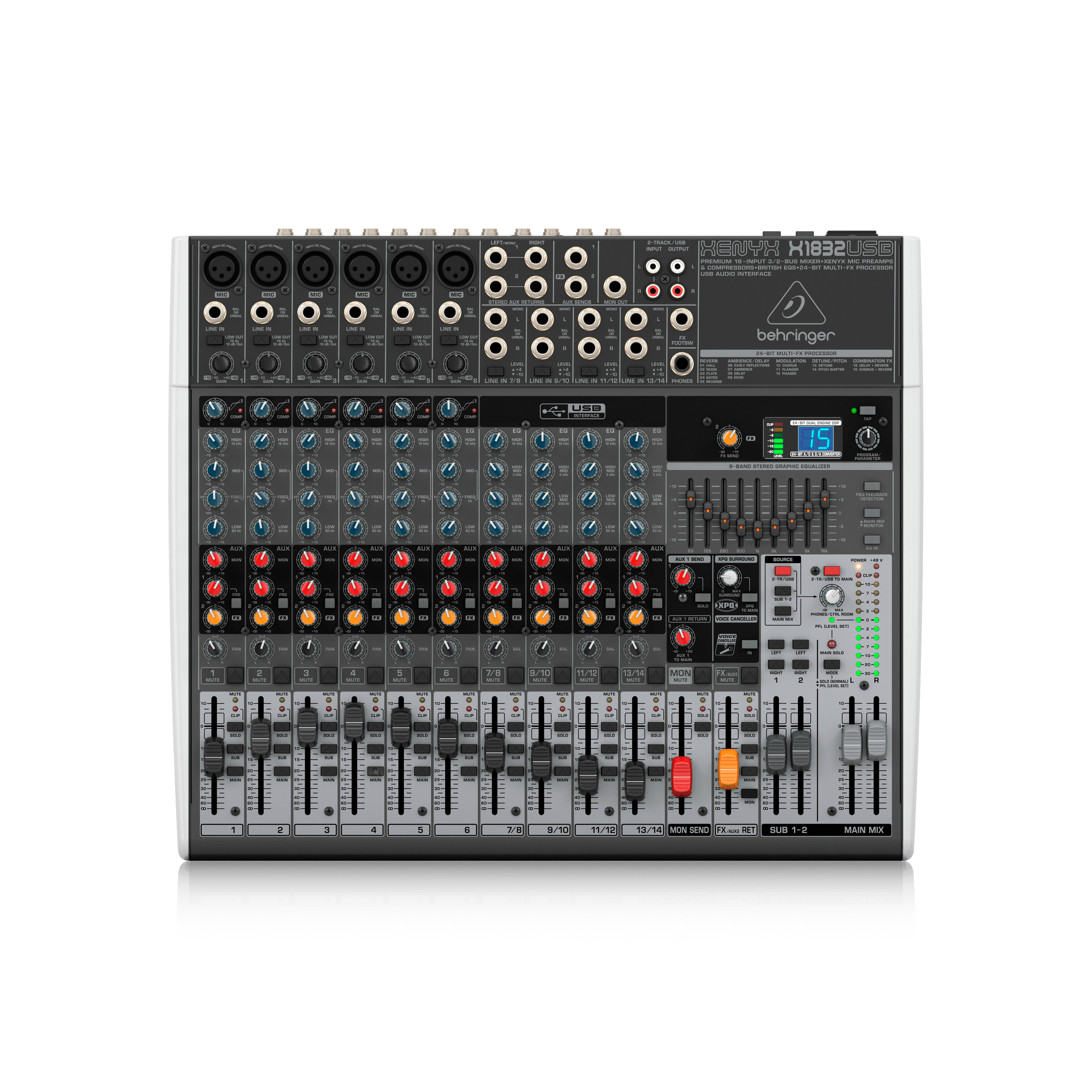 Xenyx X1832USB : Console de Mixage Analogique Behringer - Univers Sons