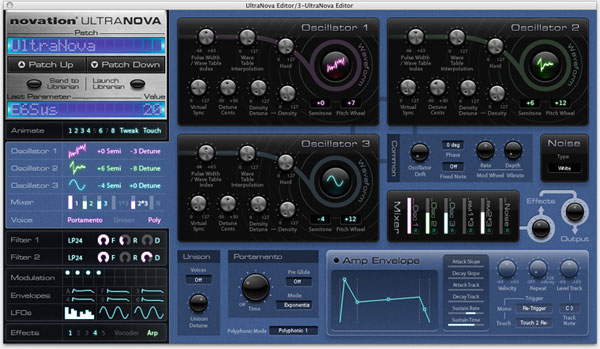 ULTRANOVA : Synthétiseur Novation - Univers Sons