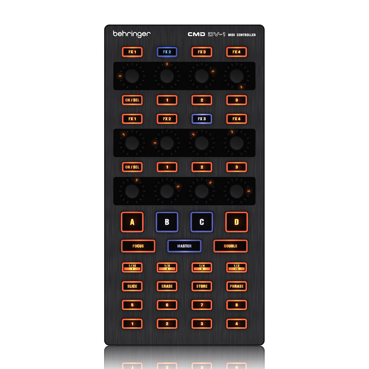 Behringer CMD DV-1 DJ Controller - Contrôleur remix et production Univers Sons