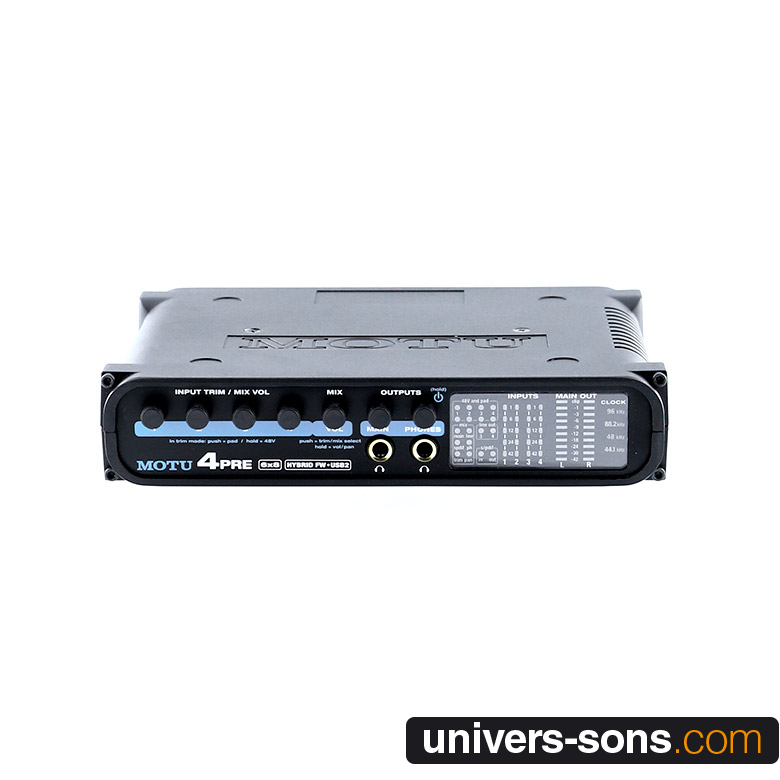 Motu 4pre Hybrid - Carte son Univers Sons