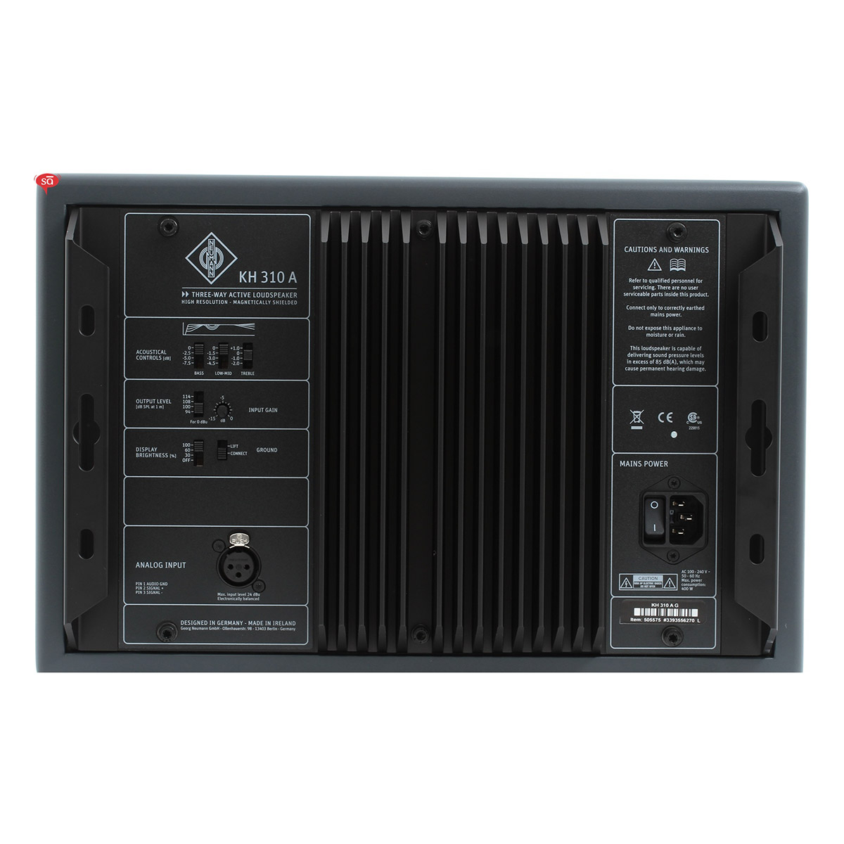 KH310 A R (Droite, la pièce) : Enceinte de Monitoring Neumann - Univers ...