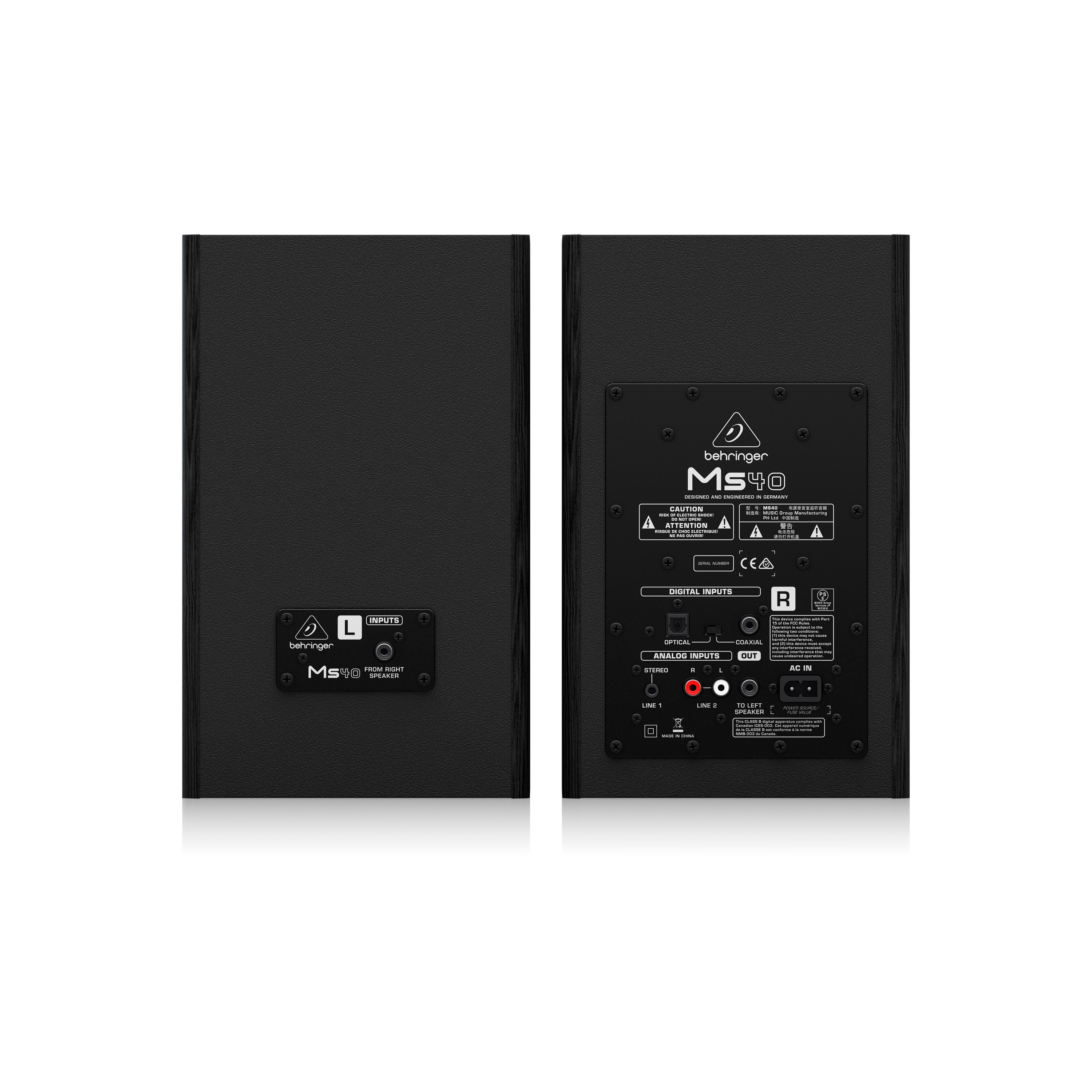 Behringer MS40 (La Paire) - Enceinte de monitoring Univers Sons