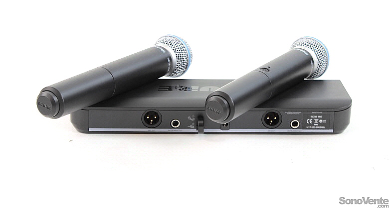BLX288 / Beta 58A freq M17 : Micro HF Chant Shure - Univers Sons