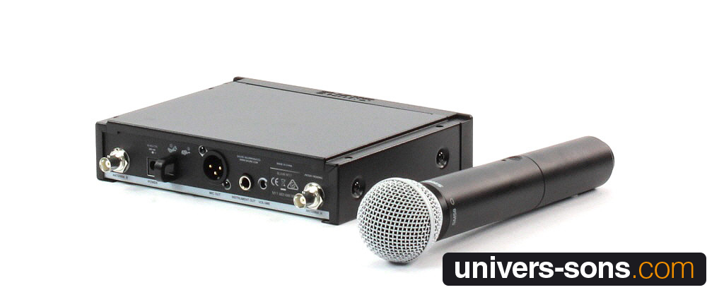 Shure BLX24R / SM58 freq M17 - Micro HF chant Univers Sons