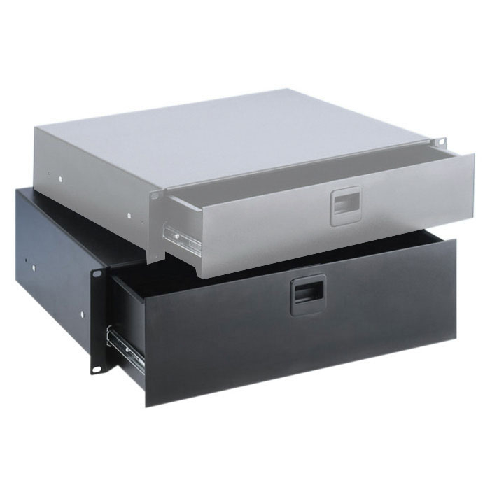 Tiroir rackable 19'' 3U 87403 E : Tôle pour Rack Adam Hall - Univers Sons
