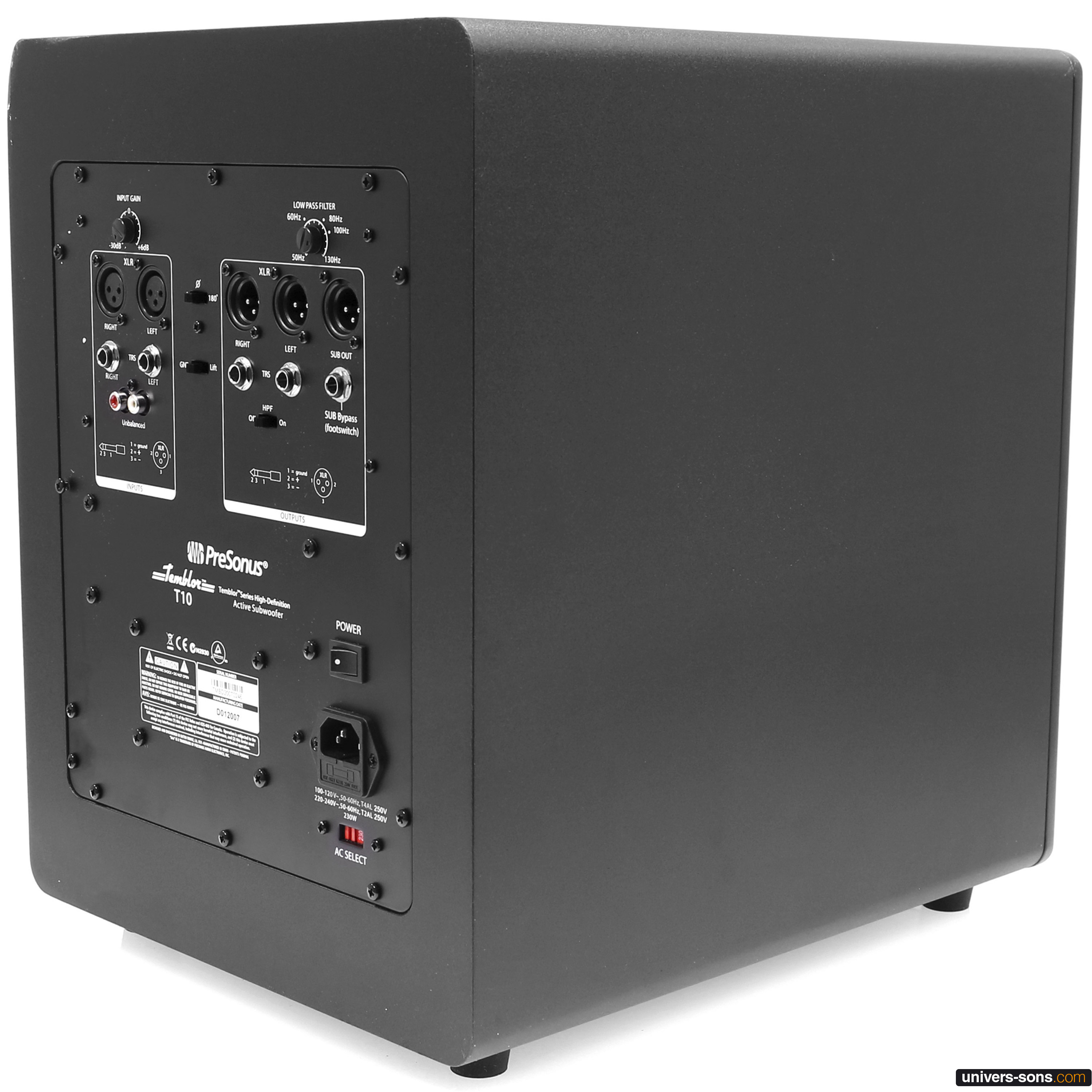 Presonus Temblor T10 - Enceinte de monitoring Univers Sons