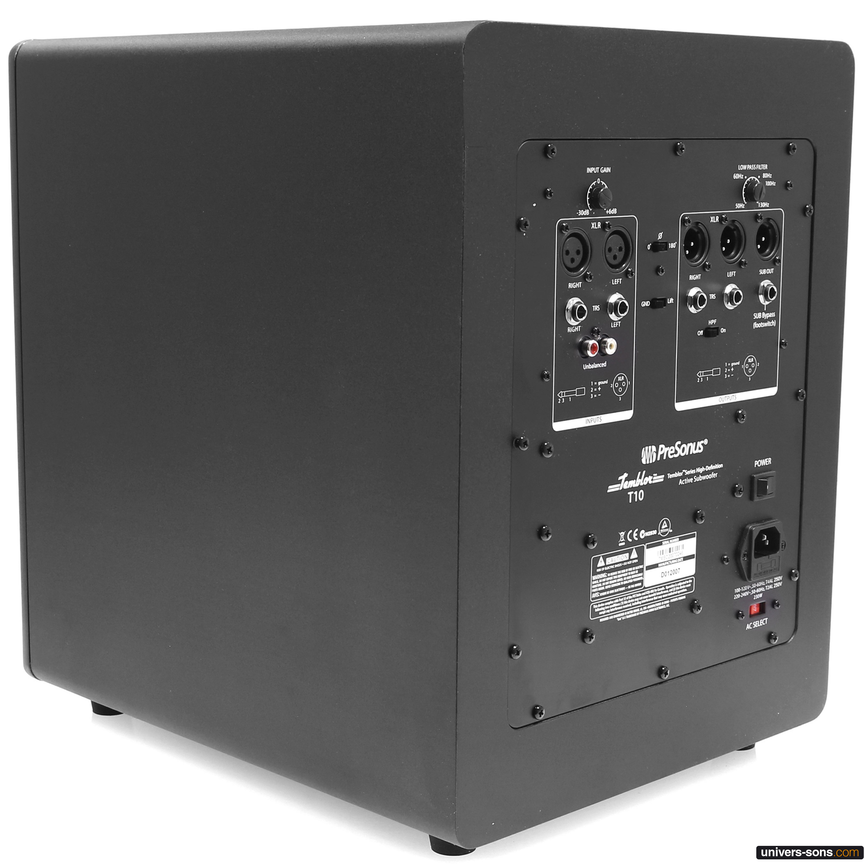 Presonus Temblor T10 - Enceinte de monitoring Univers Sons