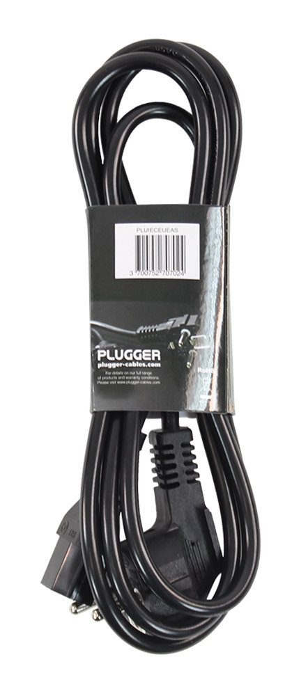 Plugger Câble IEC Europe 0.75mm² 1.80m Easy - Câble d'alimentation ...