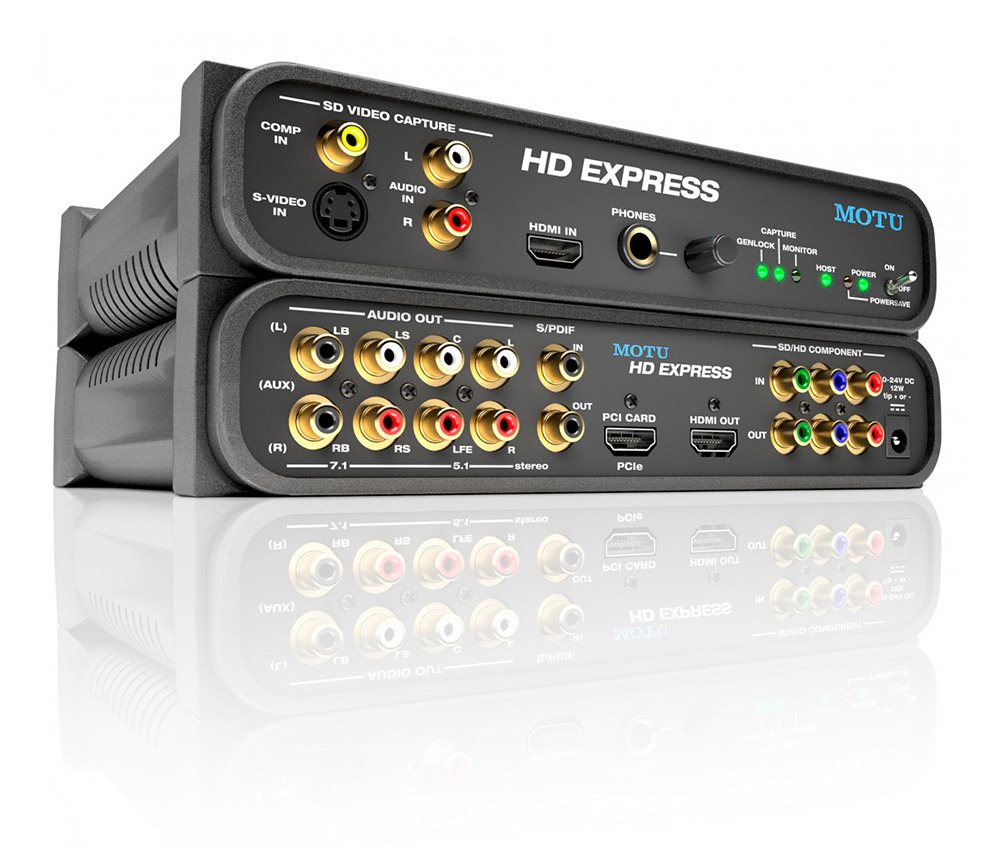 HD EXPRESS : Logiciel de Mixage Vidéo Motu - Univers Sons