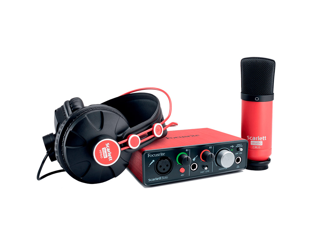 Scarlett Solo Studio Pack : Pack MAO Focusrite - Univers Sons
