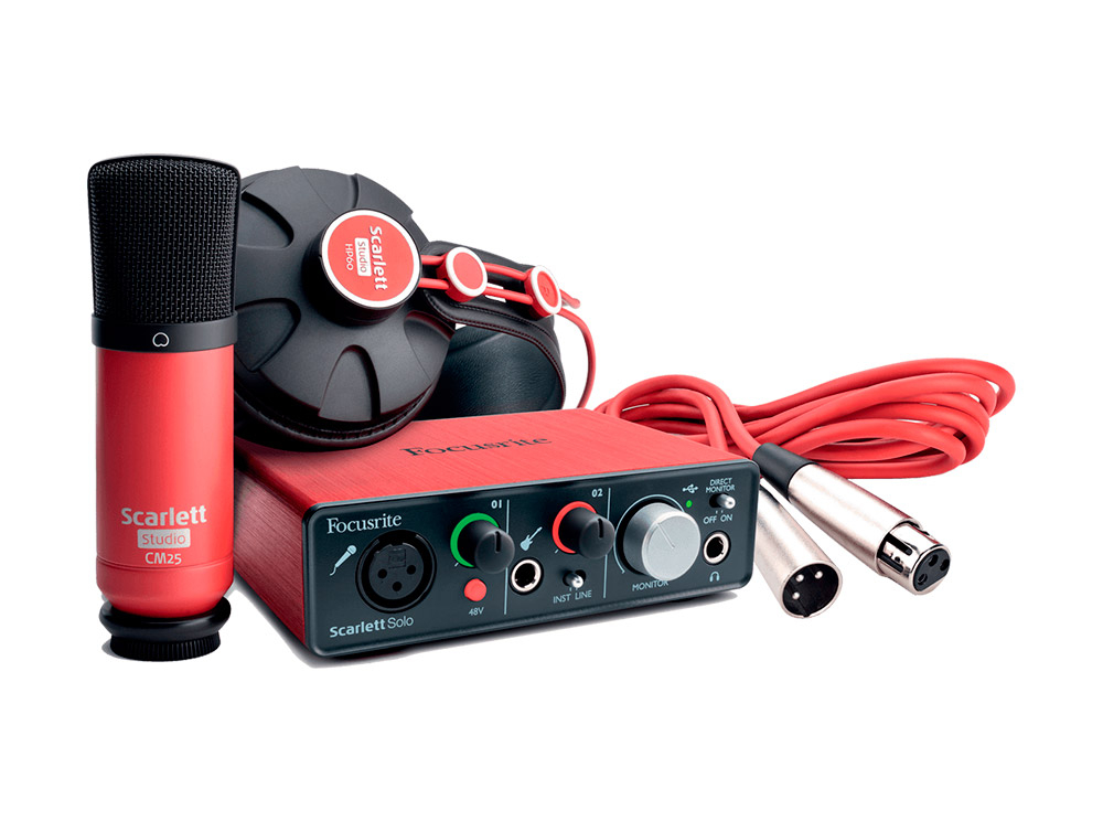 Scarlett Solo Studio Pack : Pack MAO Focusrite - Univers Sons