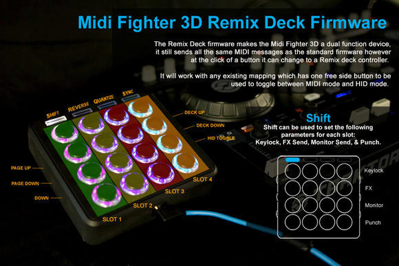 MIDI Fighter 3D Black : Contrôleur DJ USB DJ TechTools - Univers Sons