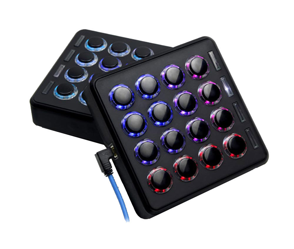 DJ TechTools MIDI Fighter 3D Black - Contrôleur DJ USB Univers Sons