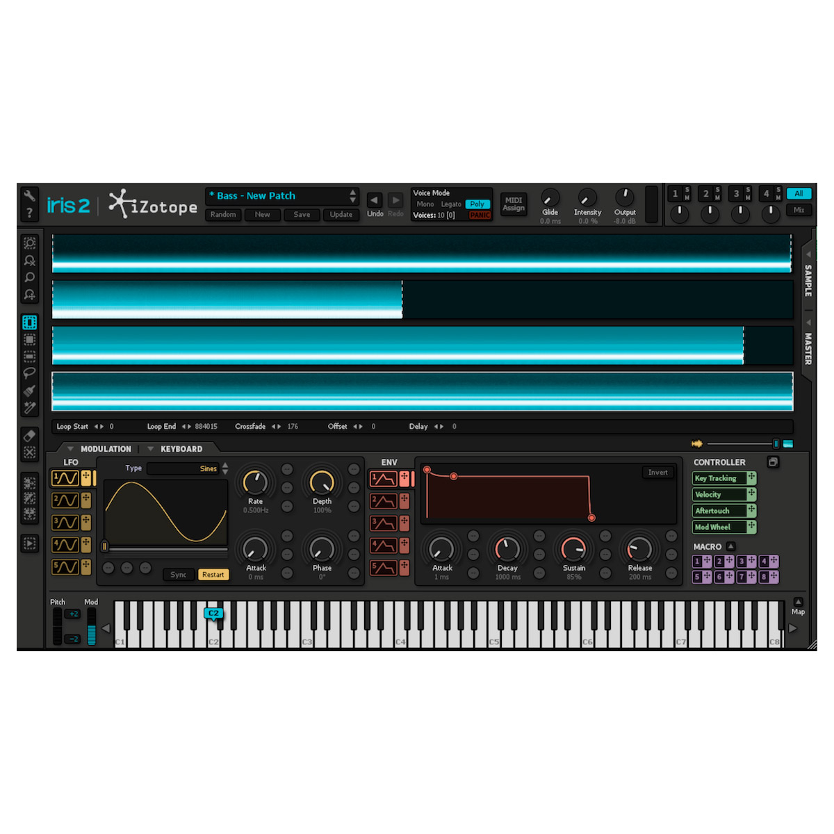 Iris 2 : Logiciel Instruments Virtuels Izotope - Univers Sons