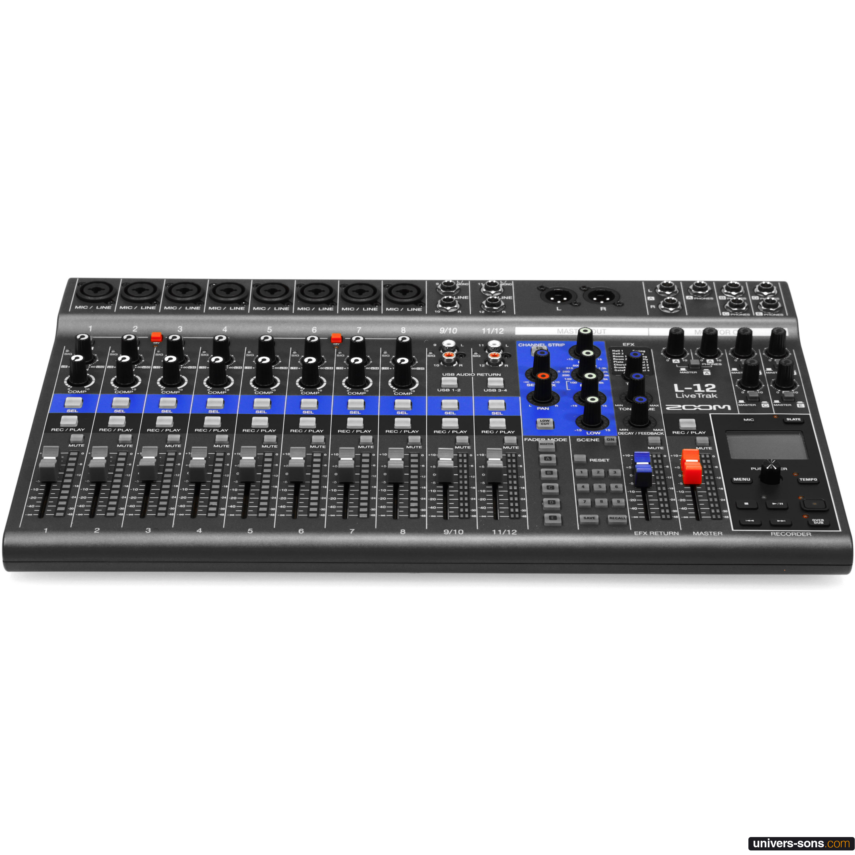 Zoom LiveTrak L-12 - Console de mixage numérique Univers Sons