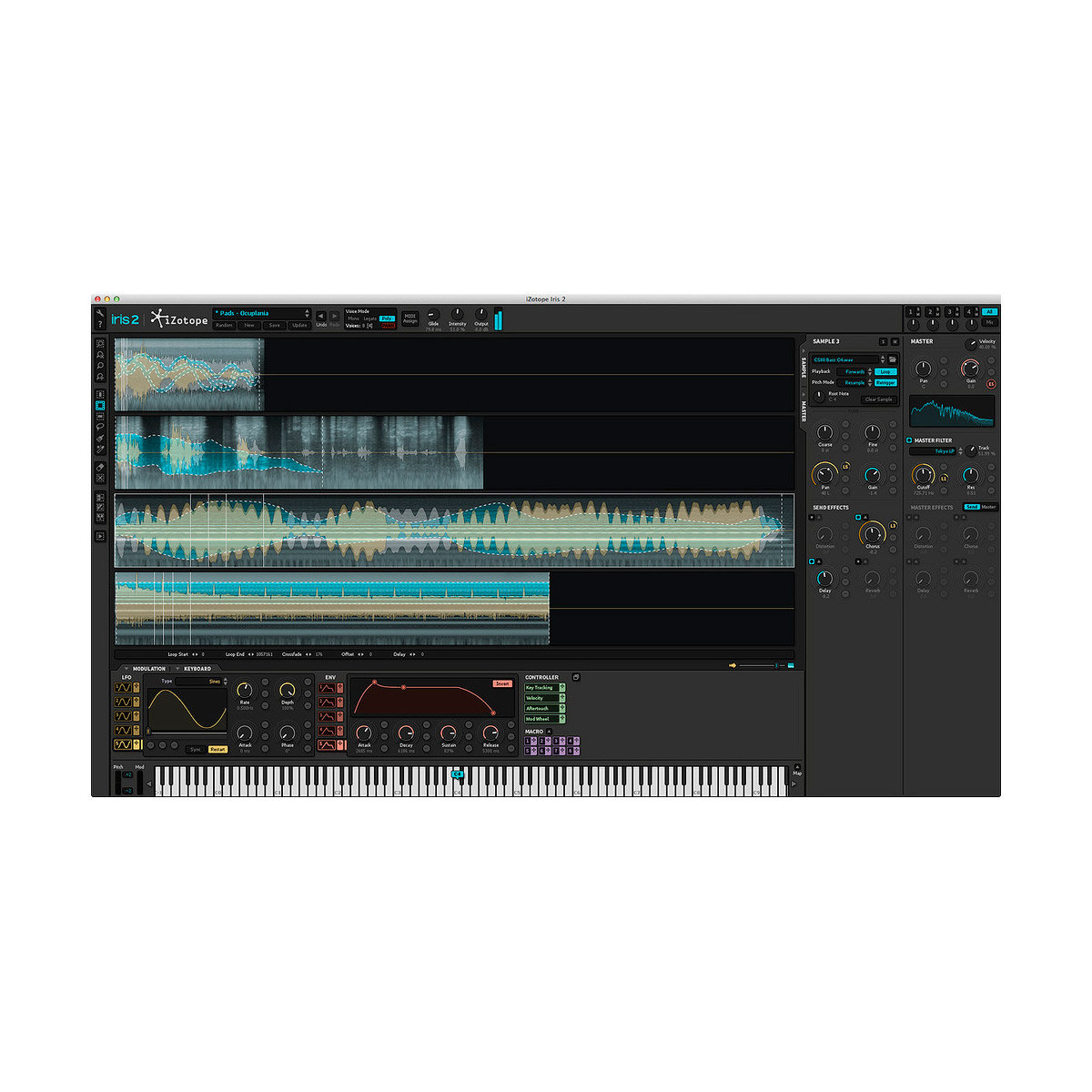 Izotope Iris 2 - Logiciel instruments virtuels Univers Sons