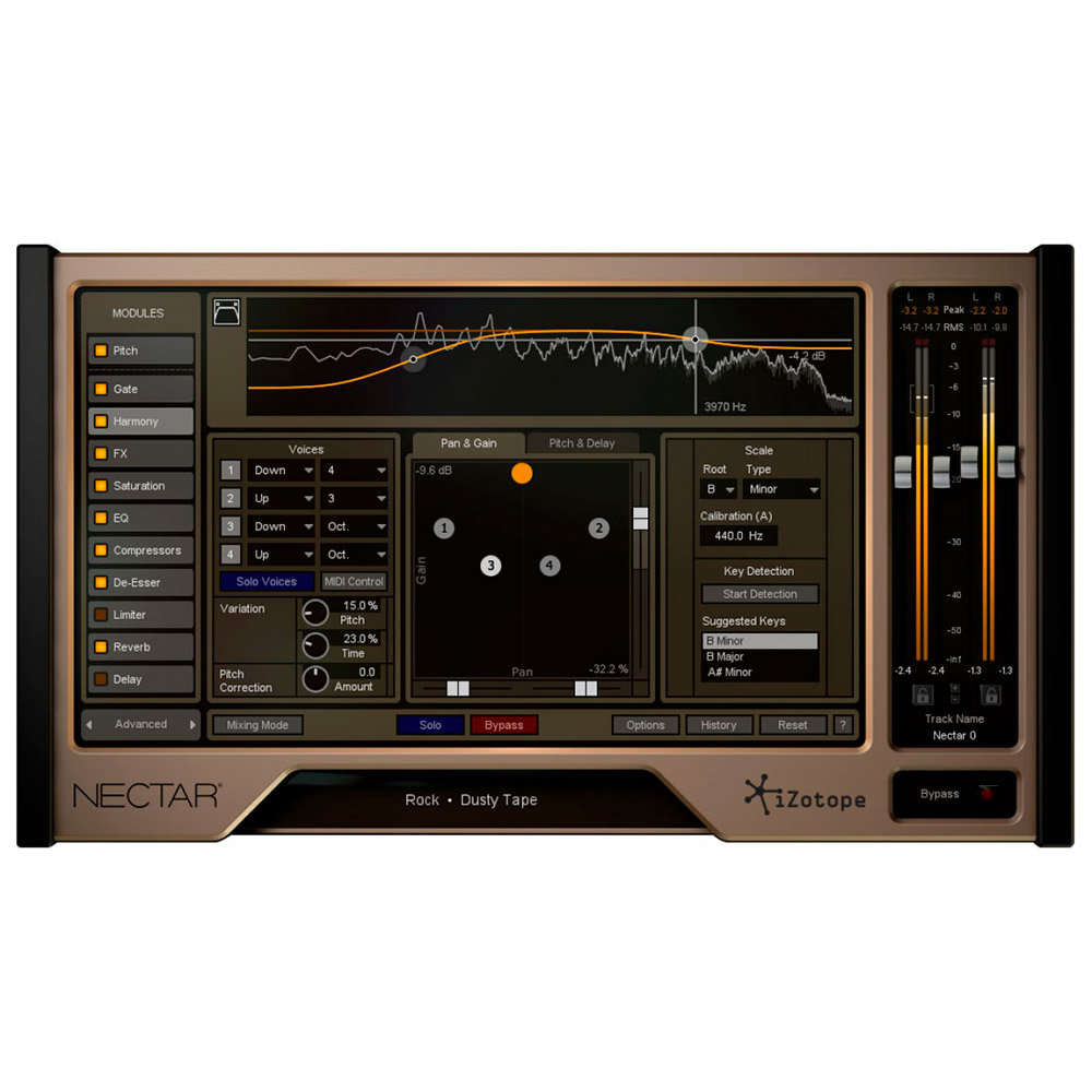 Izotope Nectar 2 Production Suite - Logiciel plugins d'effets Univers Sons