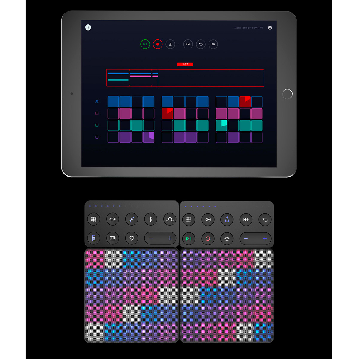 Lightpad Block M Contrôleur Midi Roli Univers Sons