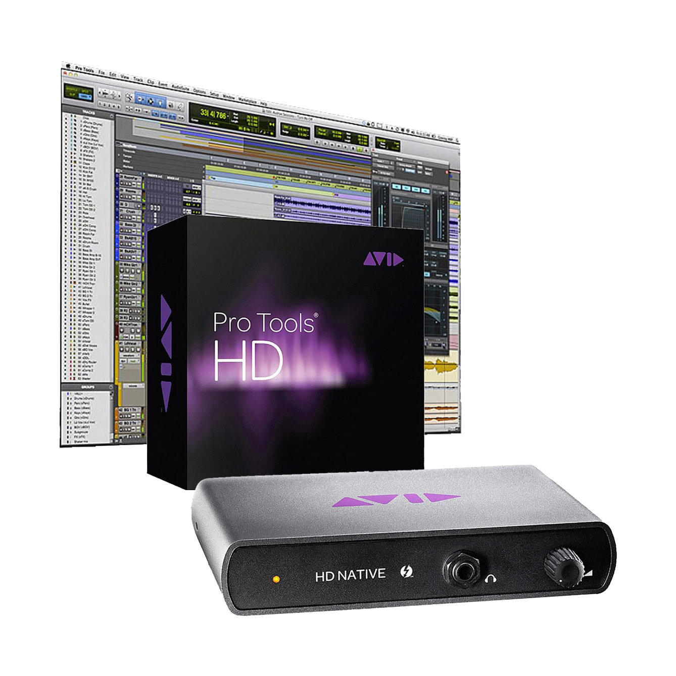 AVID HD Pro Tools HD Native Thunderbolt + Logiciel Pro Tools Ultimate ...