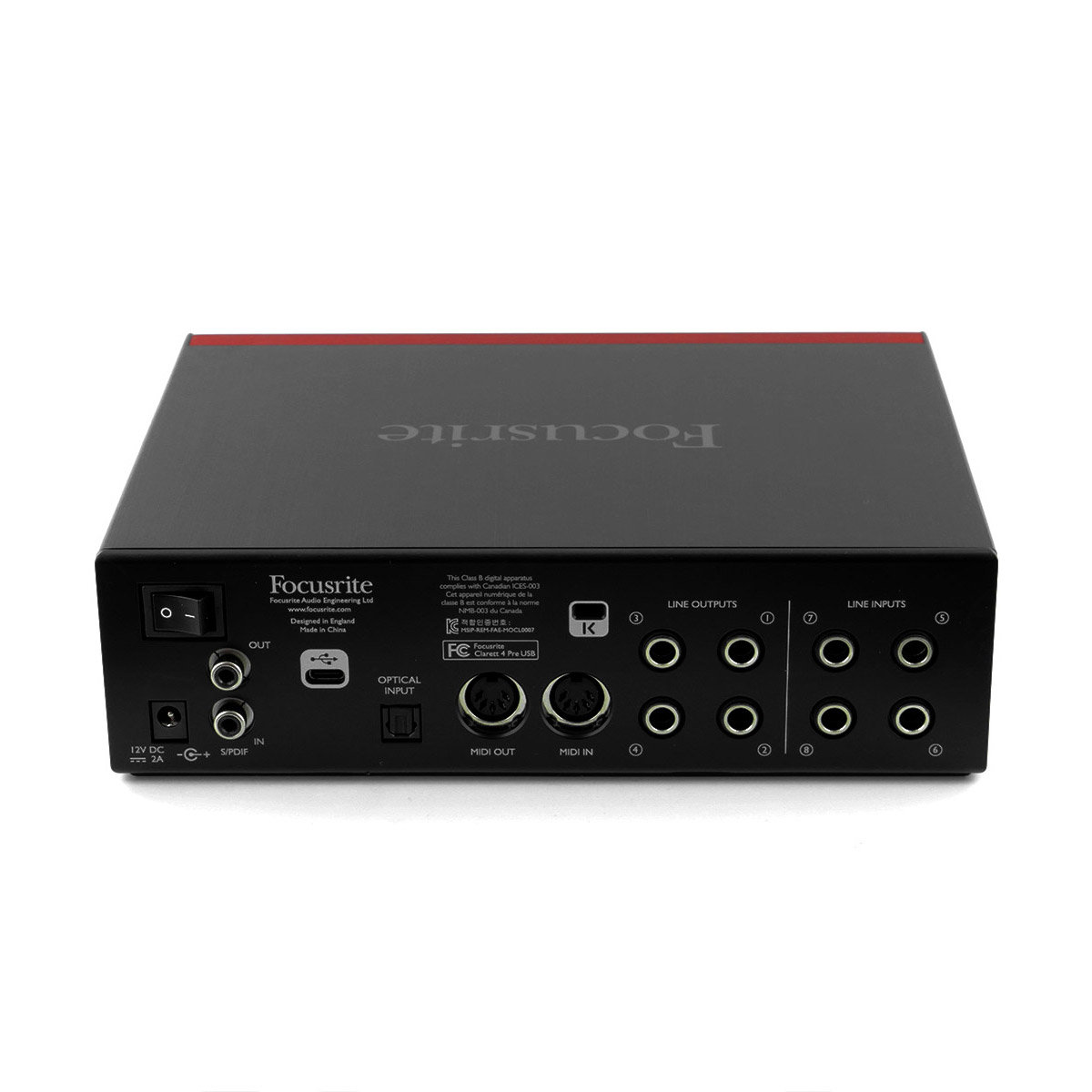 Focusrite Clarett 4Pre USB - Carte son Univers Sons