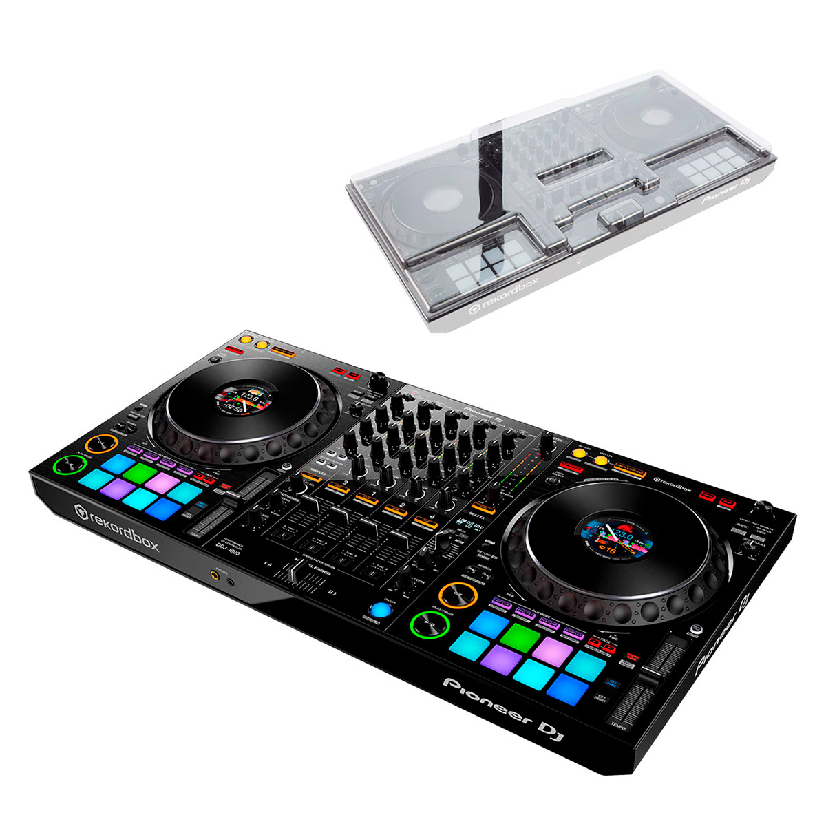 DDJ-1000 + Decksaver DS DDJ-1000 : Contrôleur DJ USB Pioneer DJ ...