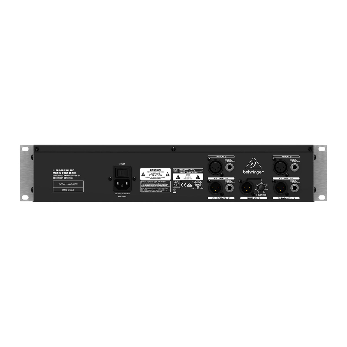 FBQ3102HD ULTRAGRAPH PRO : Equaliseur et Anti Larsen Behringer ...