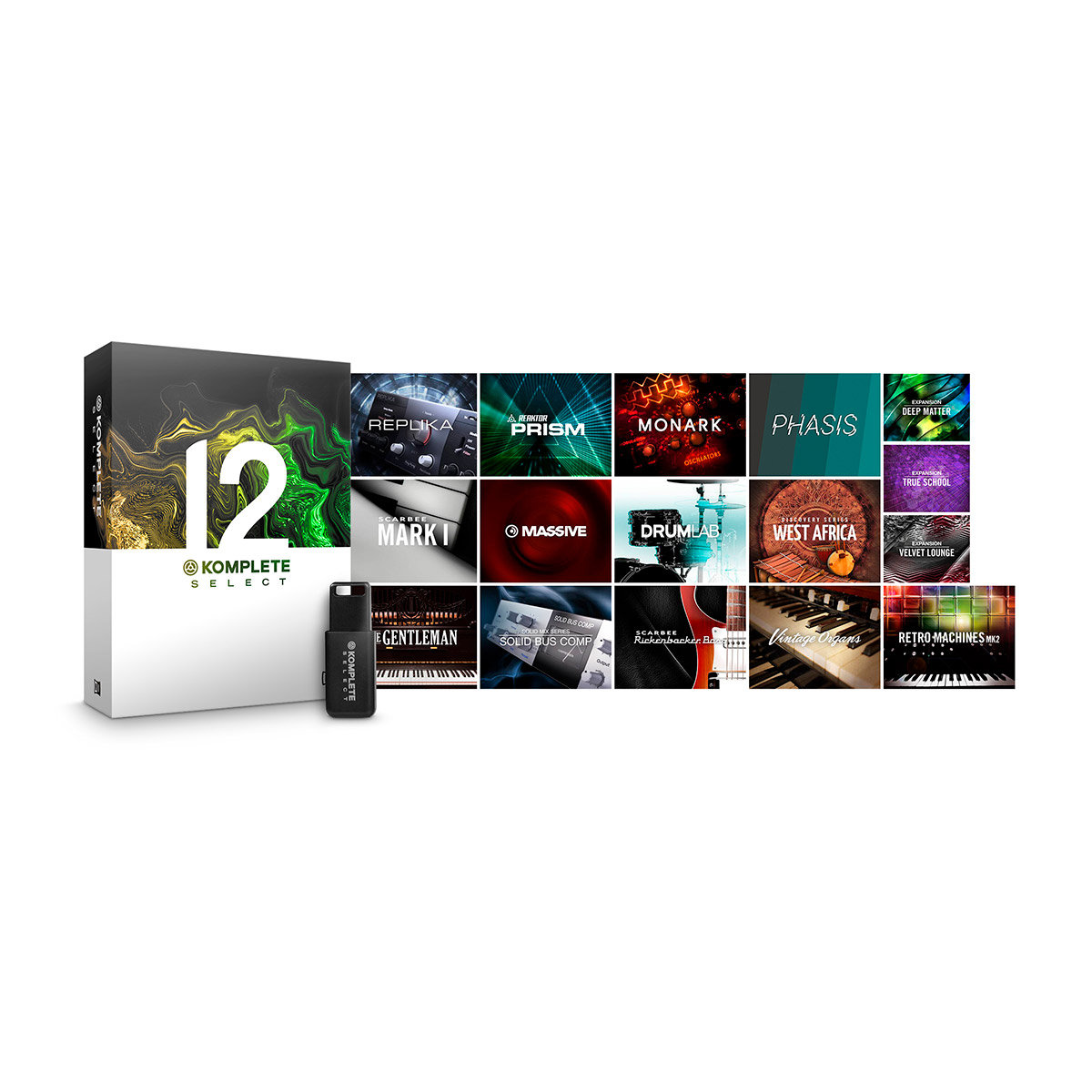 Native Instruments KOMPLETE 12 SELECT - Logiciel instruments virtuels ...