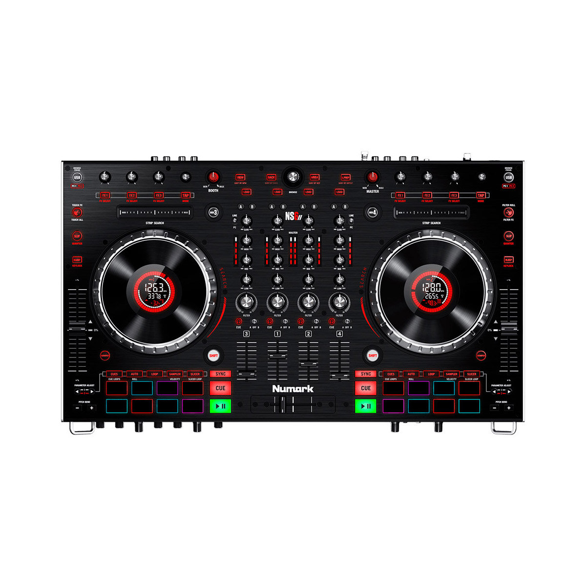 Numark Pack NS6 II + Ctrl case NS6 II - Contrôleur DJ USB Univers Sons