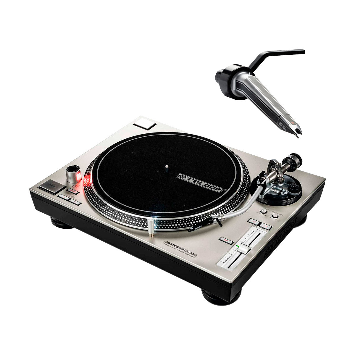 Reloop Pack RP 7000 MK2 Silver + Cellule S120 - Platine à entrainement ...