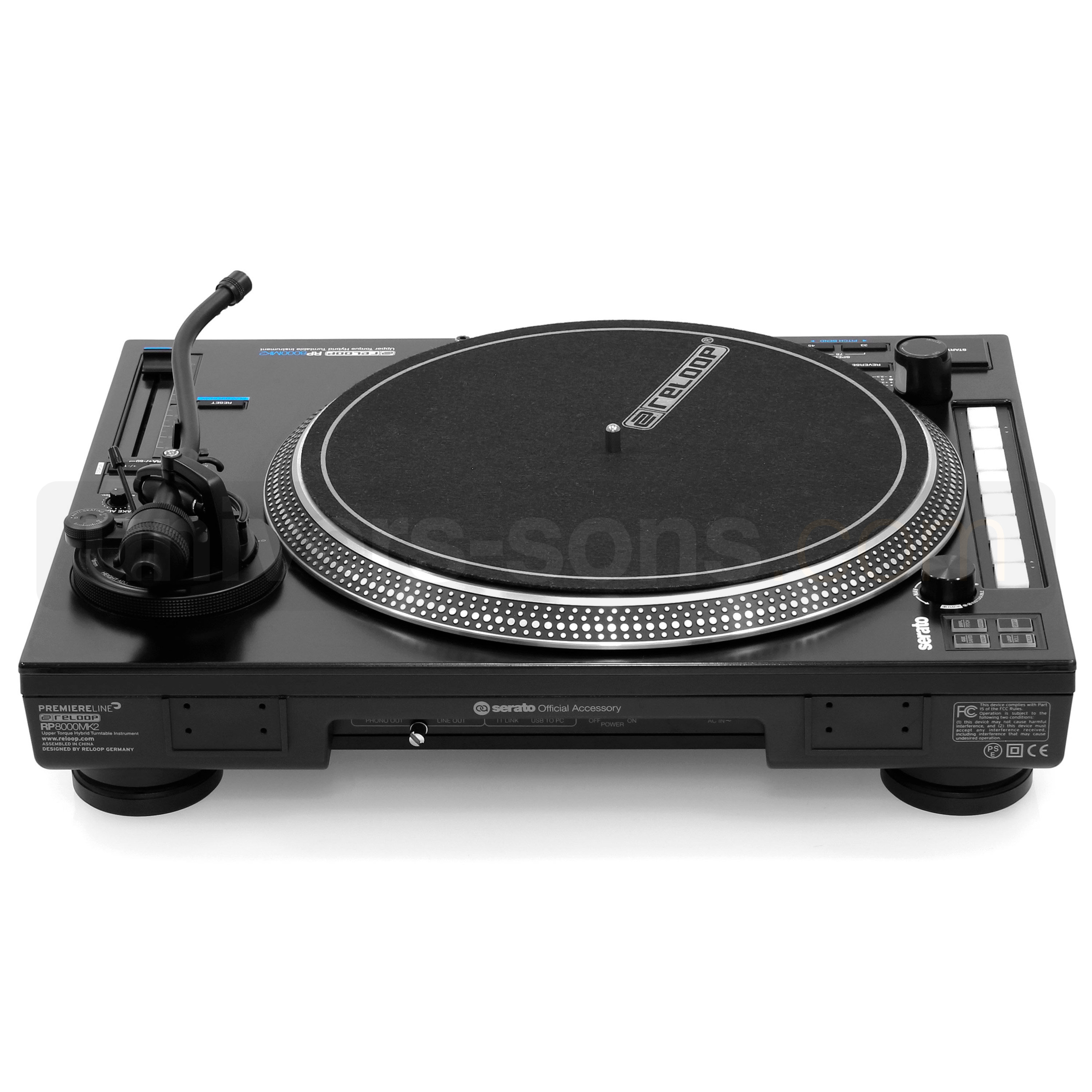 Reloop RP 8000 MK2 - Platine à entrainement direct Univers Sons