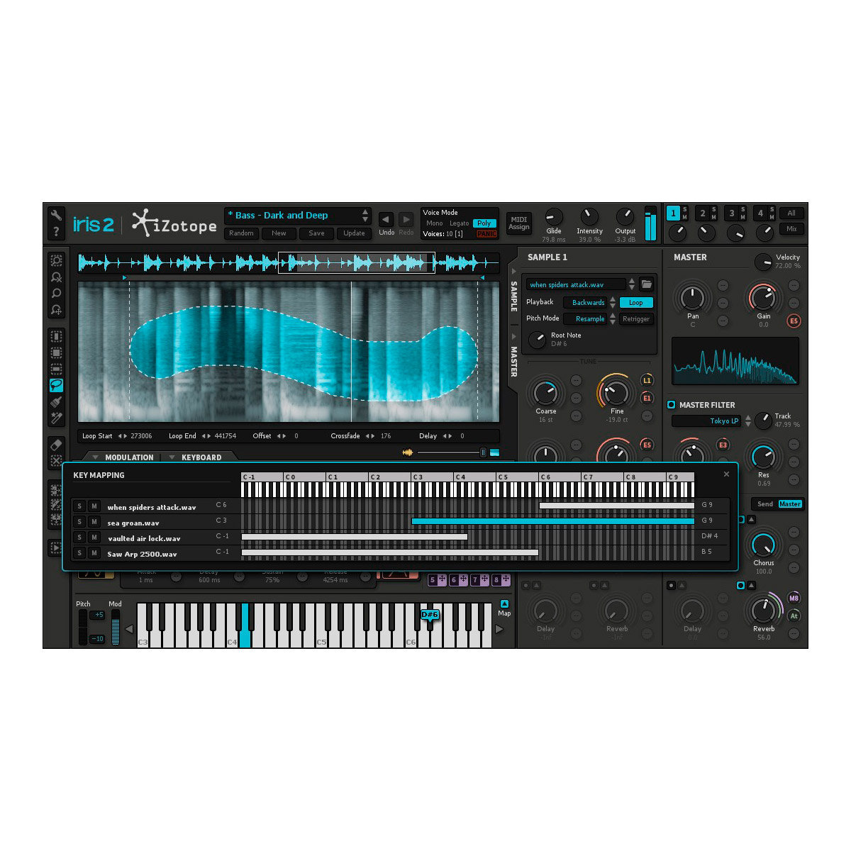 Izotope Iris 2 EDU - Logiciel instruments virtuels Univers Sons