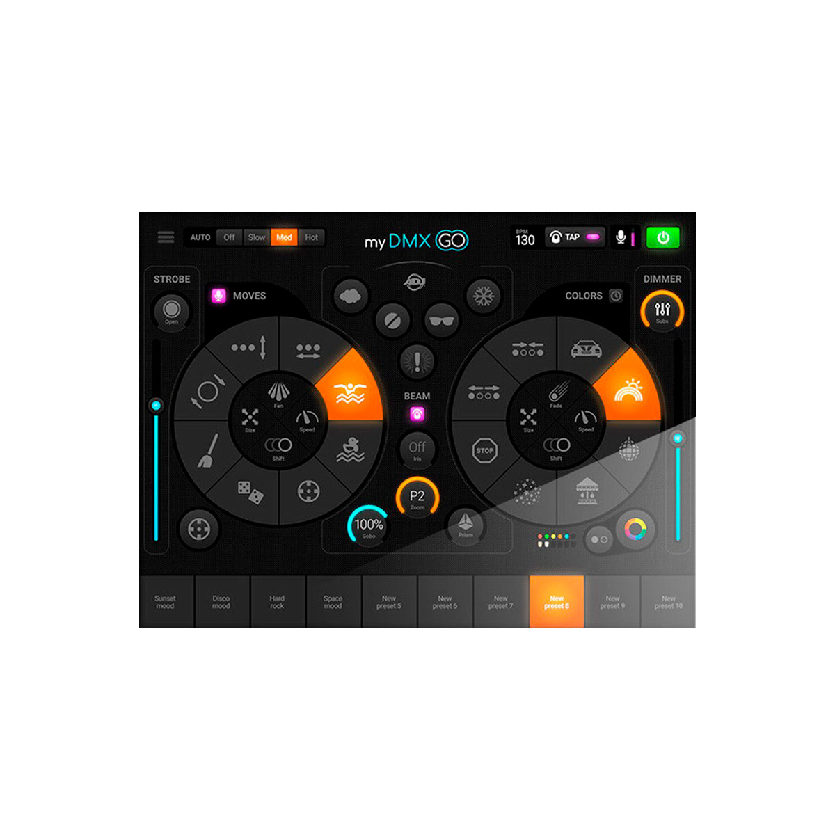 ADJ MyDmx Go - Logiciel light Univers Sons