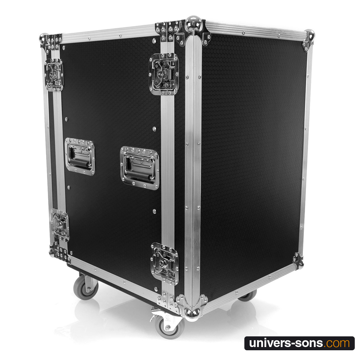 Plugger Case Flight case Rack 16U roller - Flight 19 Univers Sons