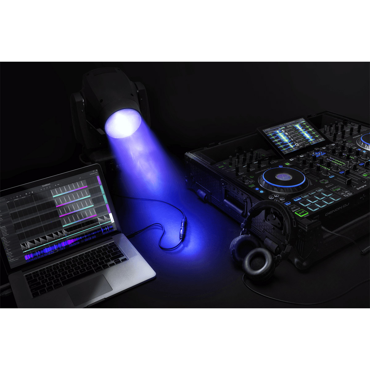 Micro interface DMX : Logiciel Light SoundSwitch - Univers Sons