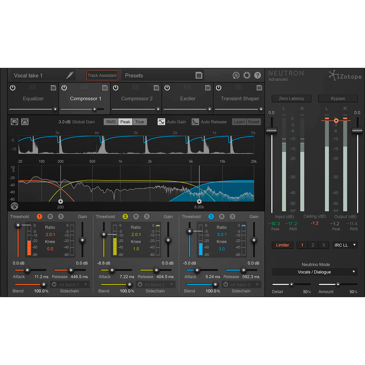 Izotope Neutron 3 Advanced (téléchargement) - Logiciel plugins d'effets ...