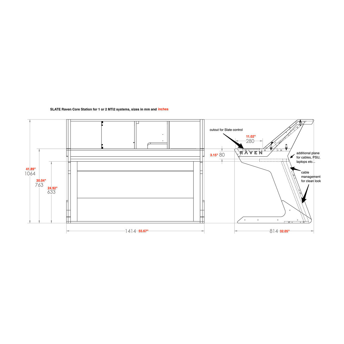 Steven Slate Audio Raven Core Station Single - Surface de contrôle ...