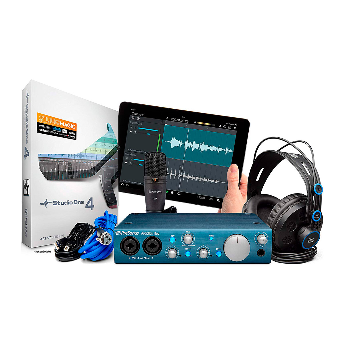 Presonus Audiobox iTwo Studio Bundle 2 - Pack MAO Univers Sons