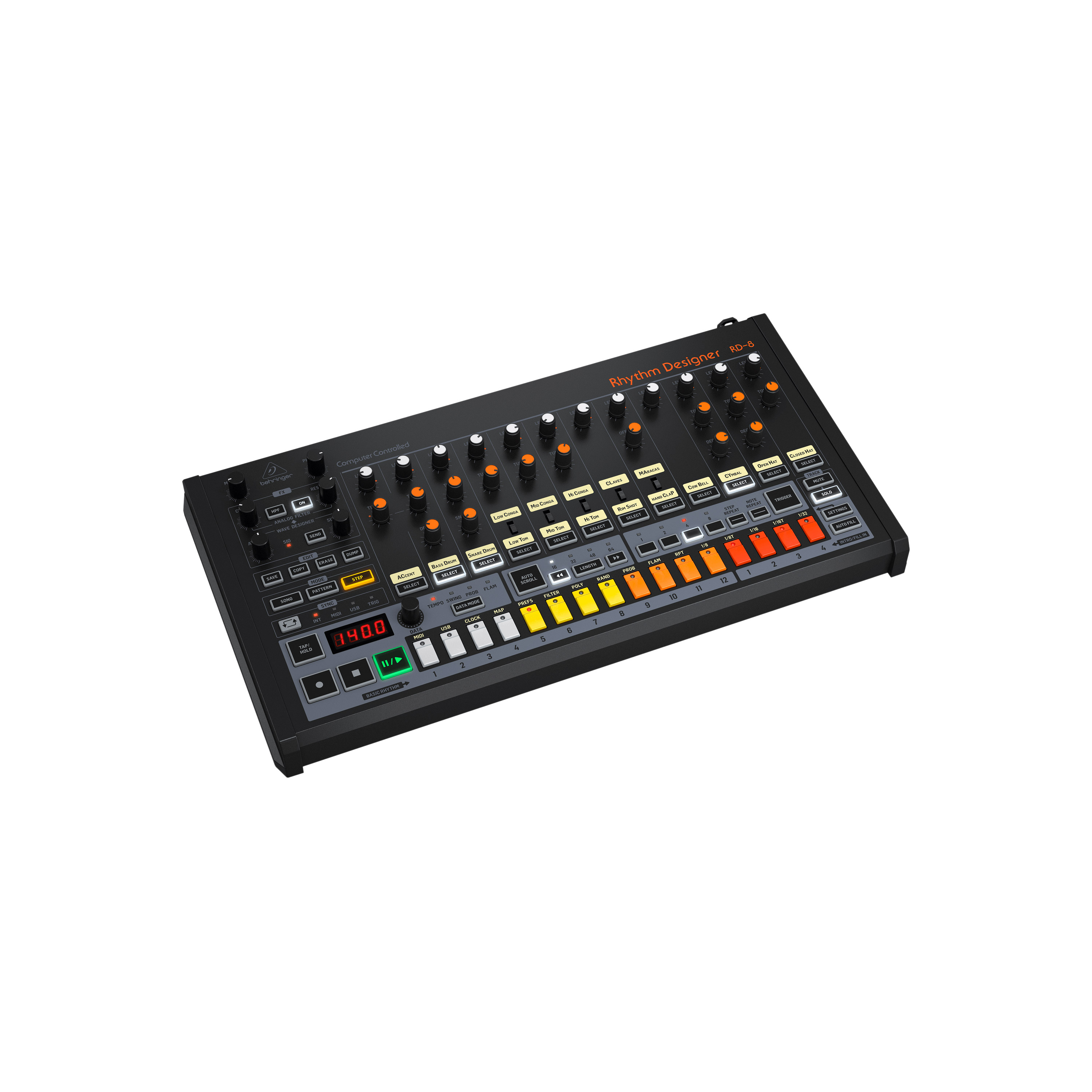 Behringer Rhythm Designer RD-8 - Boîte à rythme Univers Sons