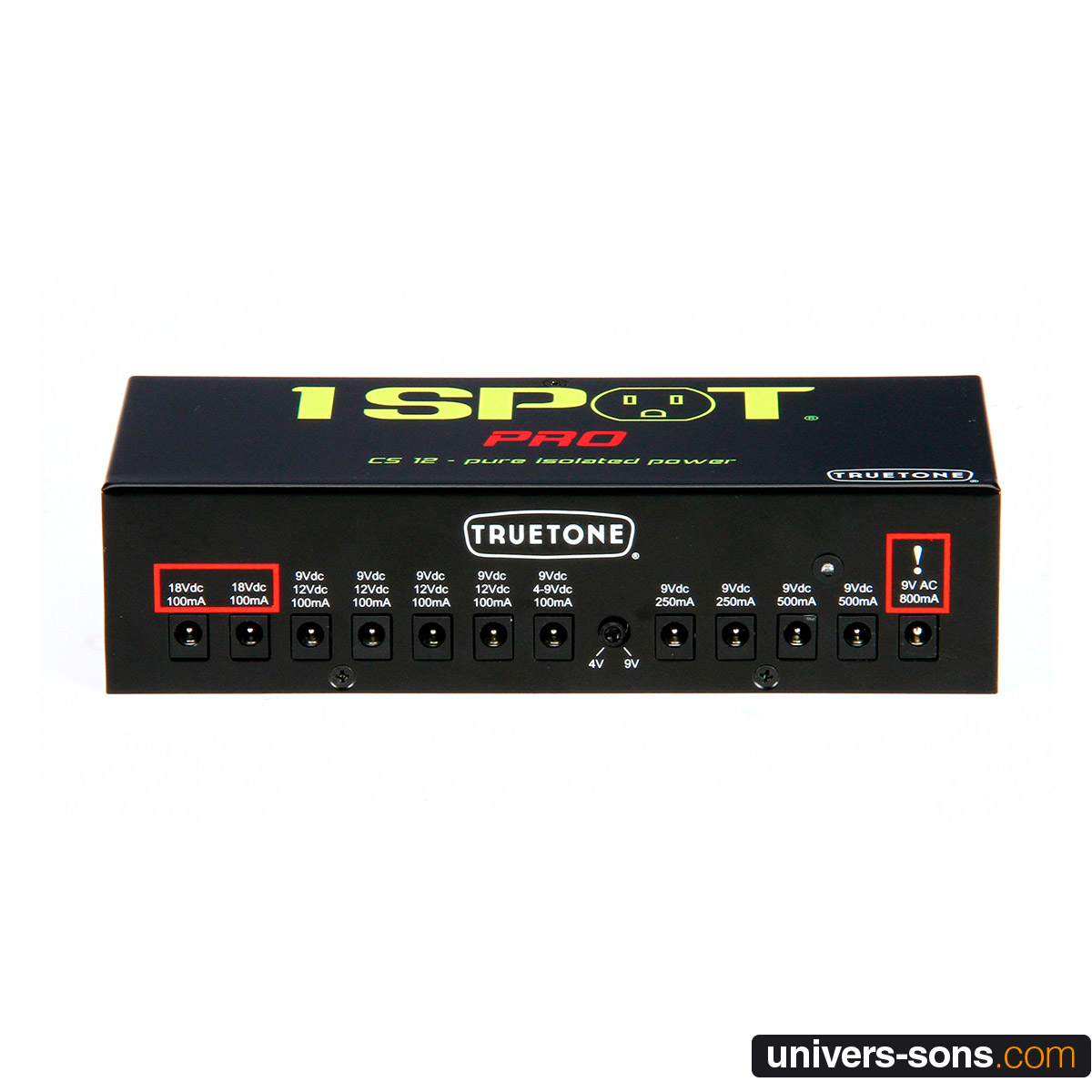 Truetone 1 SPOT PRO CS12 - Alimentation pédale Univers Sons