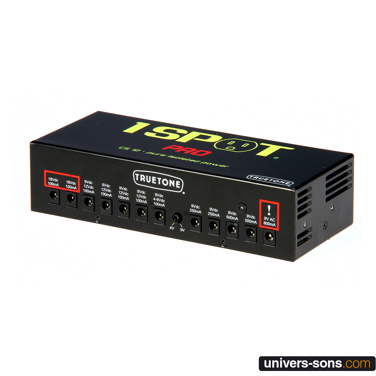 Truetone 1 SPOT PRO CS12 - Alimentation pédale Univers Sons