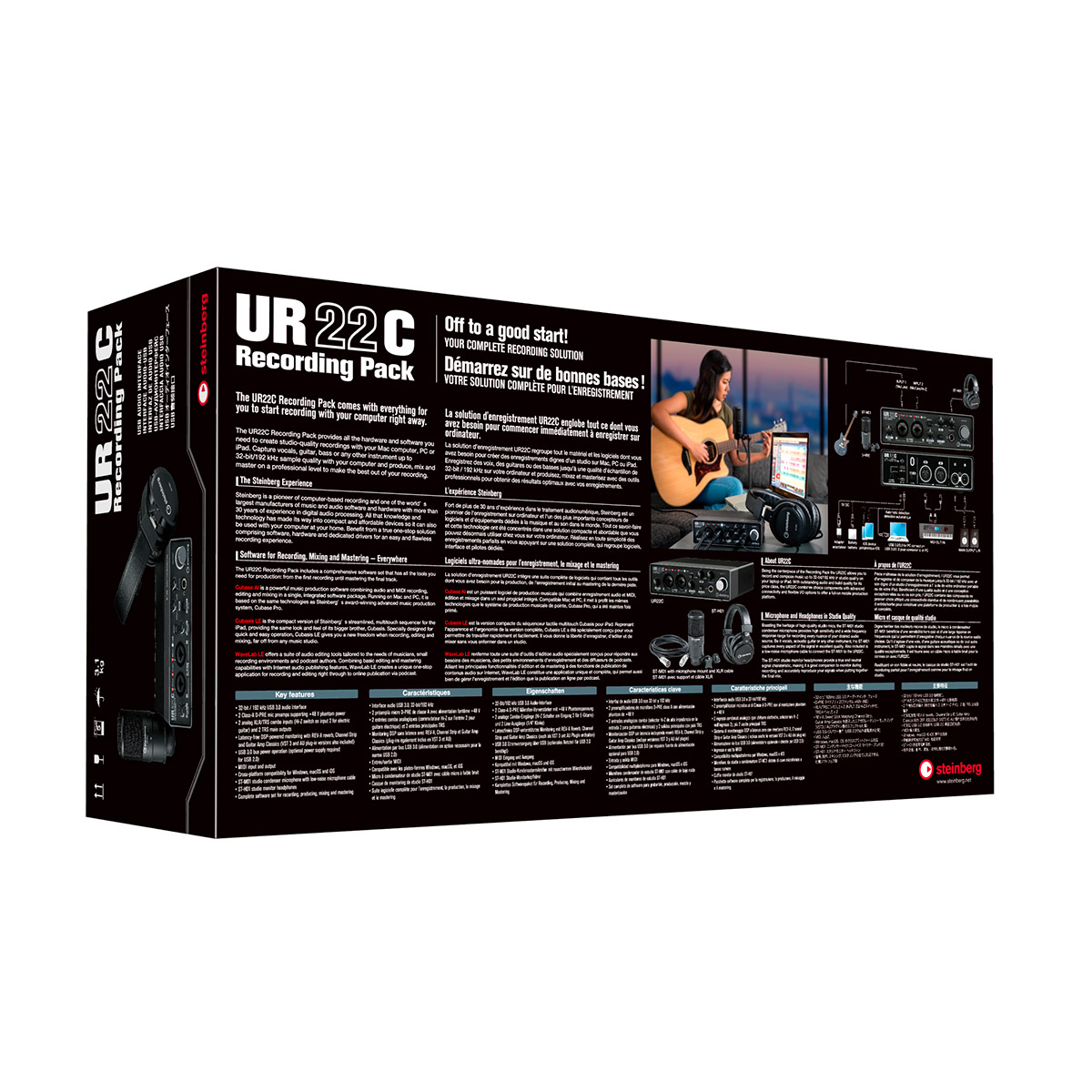 Steinberg UR22C Recording Pack - Sets podcast & broadcast Univers Sons