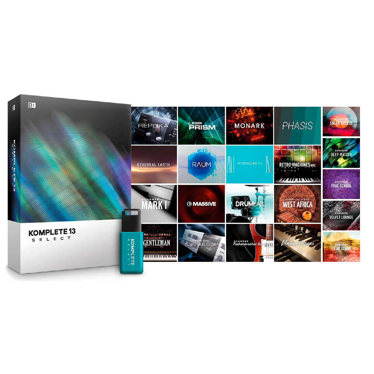 Native Instruments Komplete 13 Select - Logiciel instruments virtuels Univers Sons