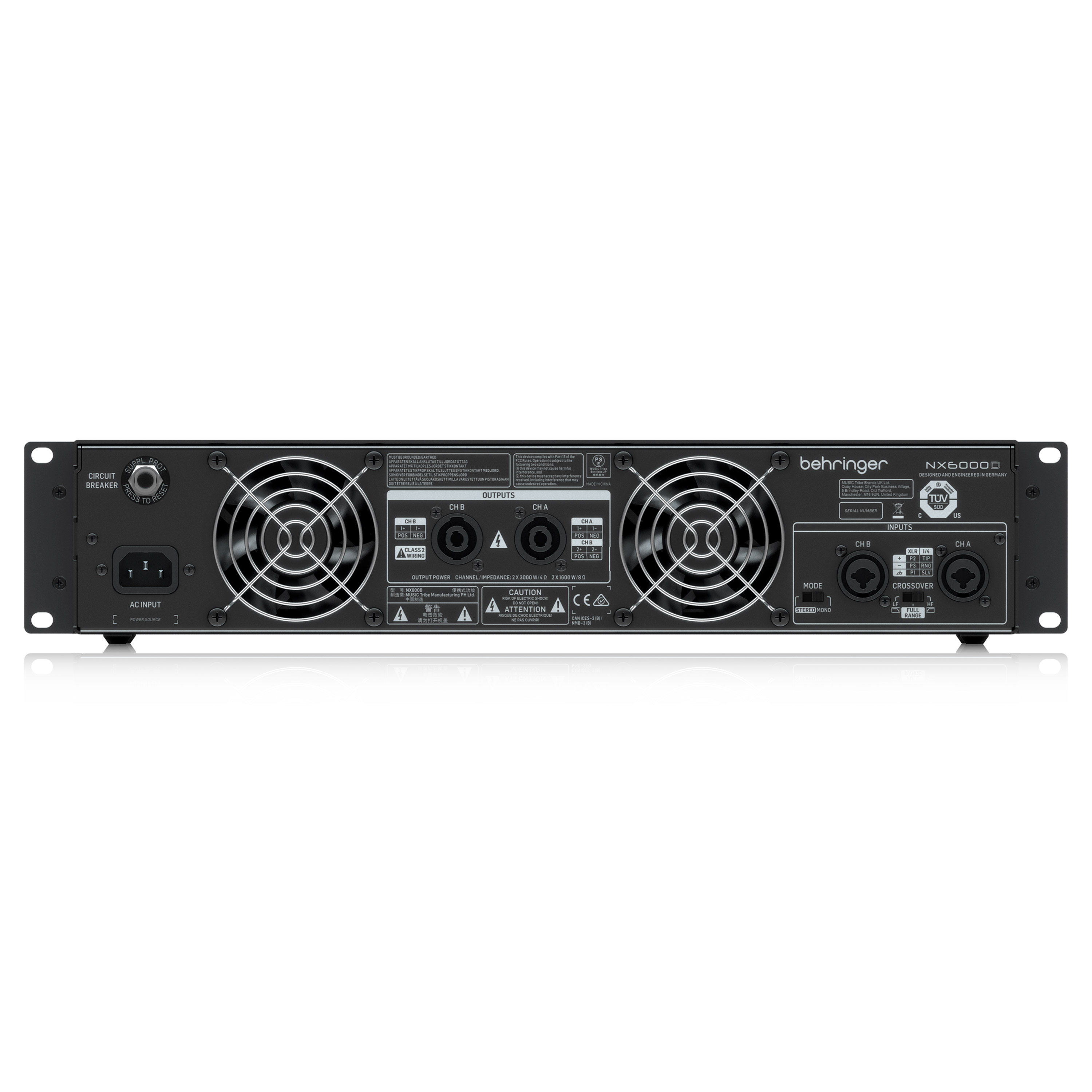 Behringer NX6000 - Amplificateur sonorisation Univers Sons