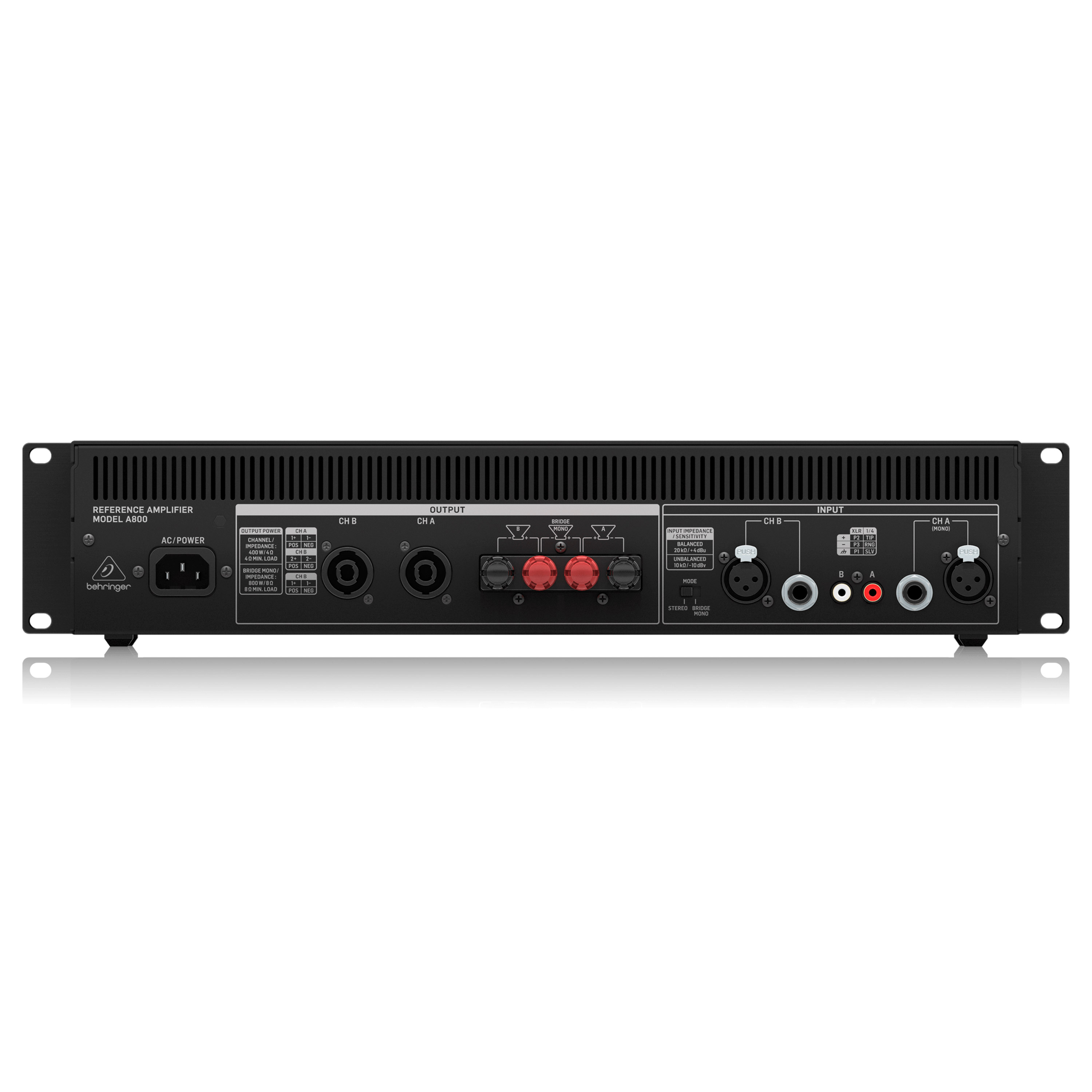 Behringer A800 - Amplificateur sonorisation Univers Sons