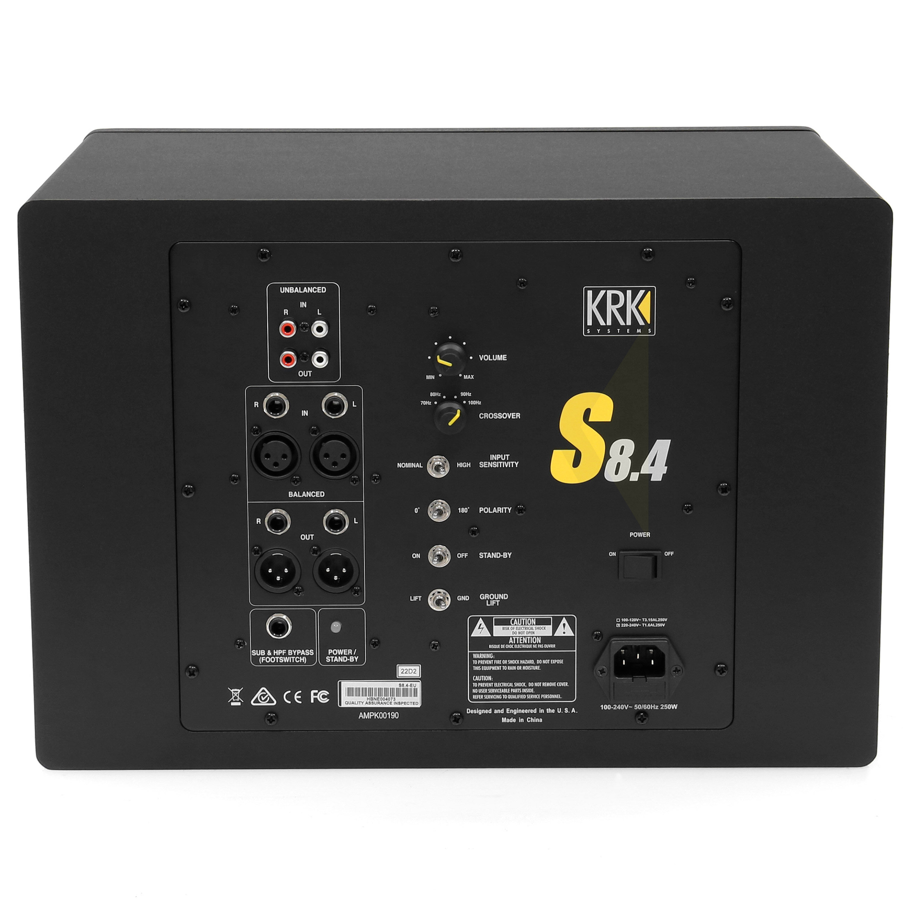 Krk Pack Rokit RP5 G4 (La paire) + Sub S8.4 - Pack enceintes ...