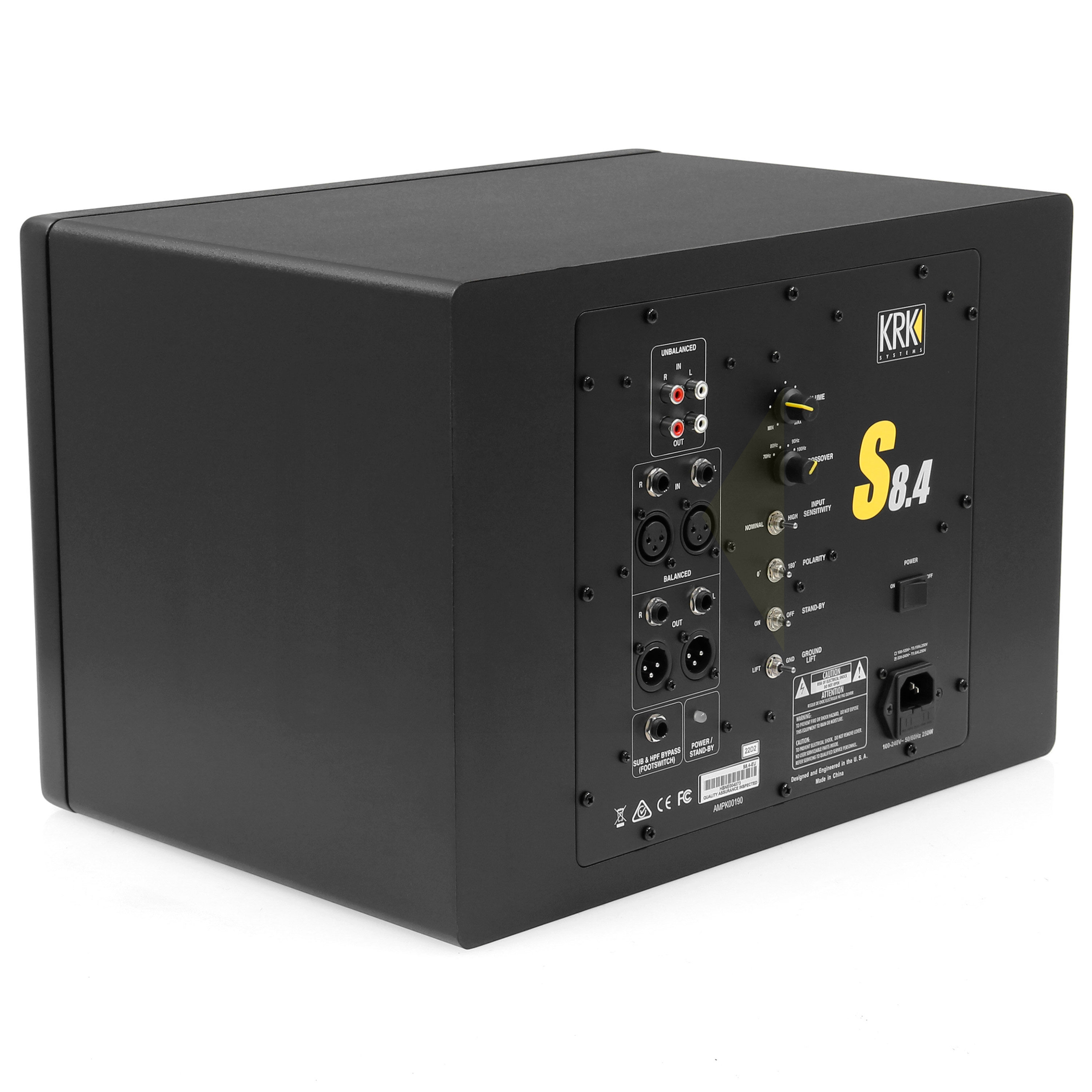 Krk Pack Rokit RP5 G4 (La paire) + Sub S8.4 - Pack enceintes ...