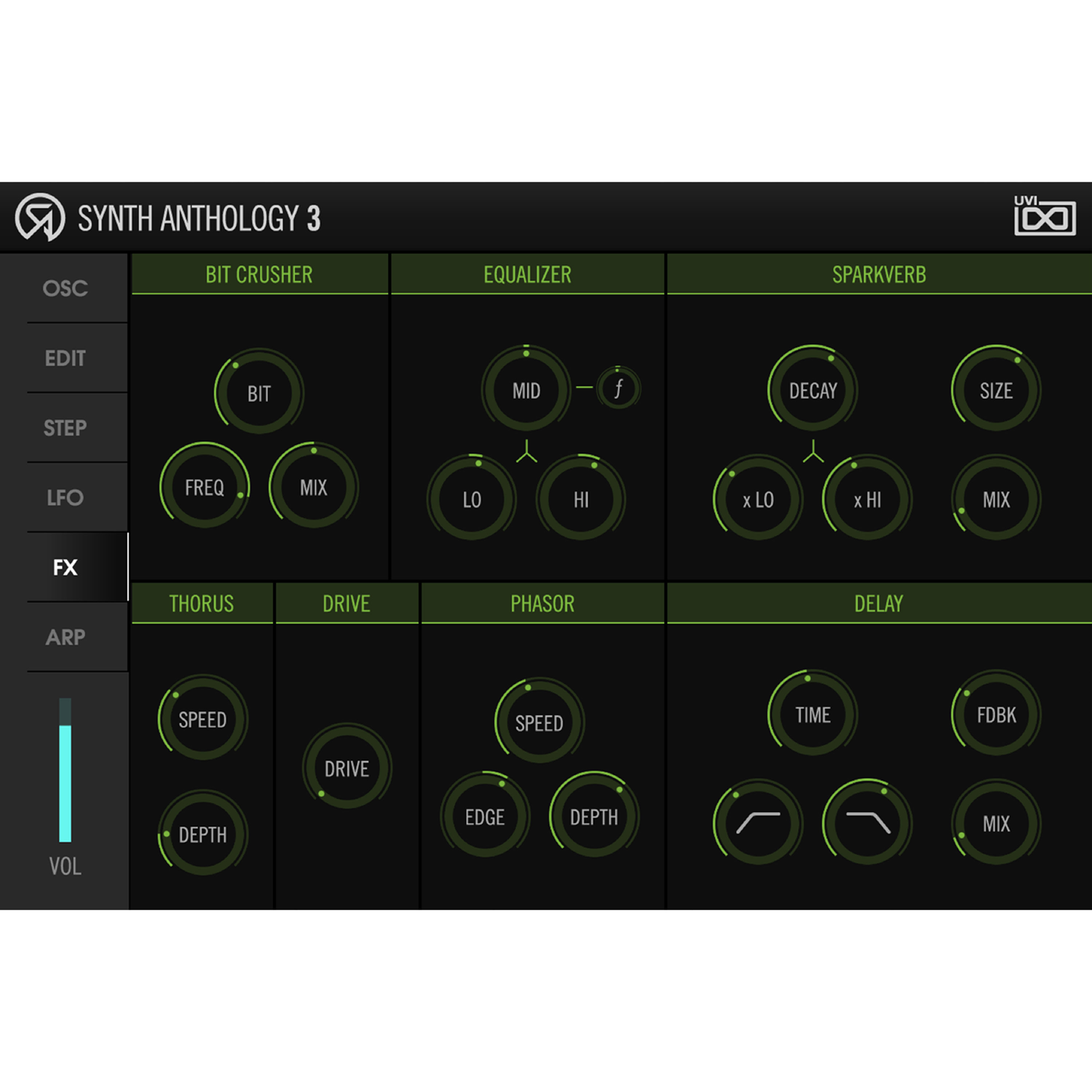 UVI Synth Anthology 4 - Logiciel instruments virtuels Univers Sons