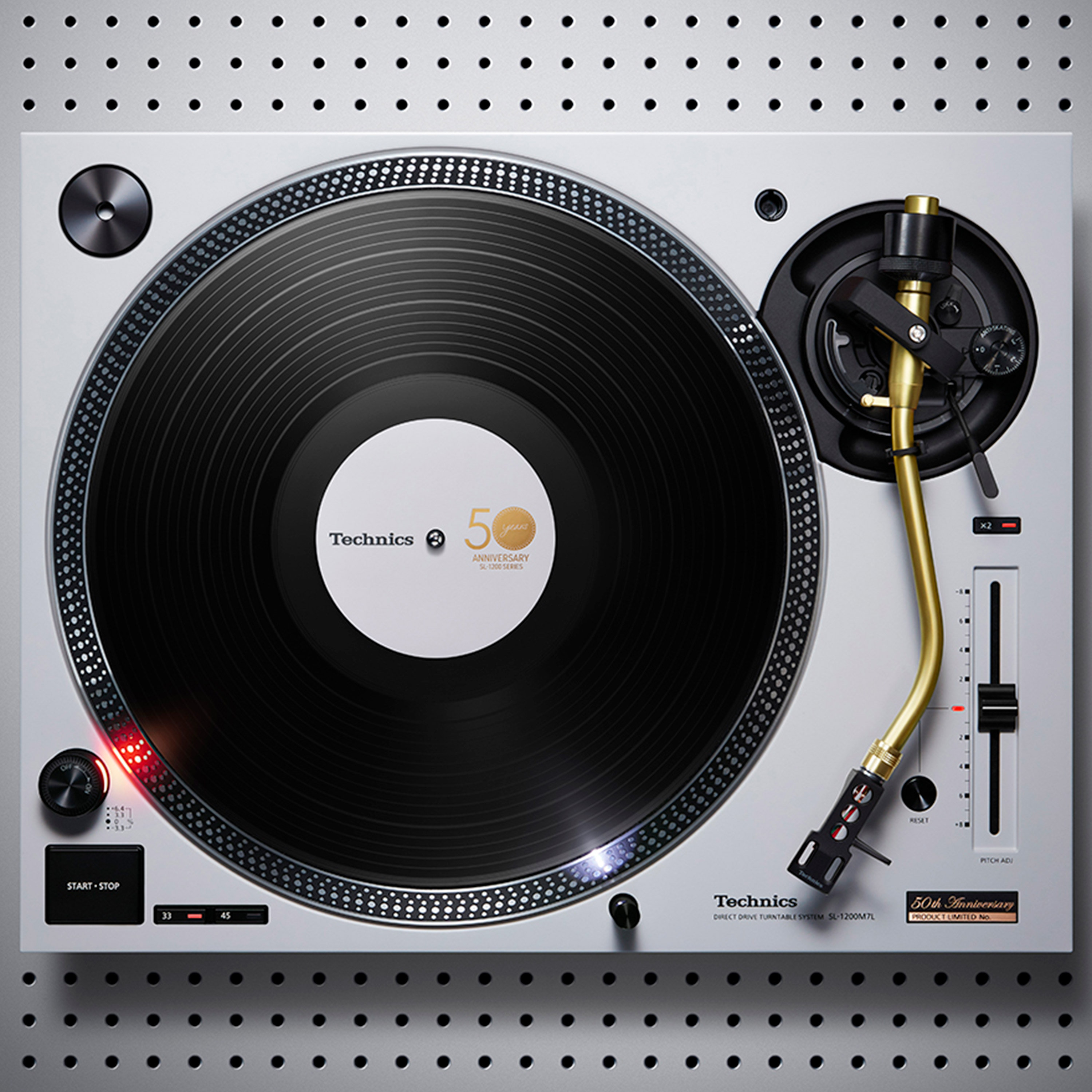 Technics SL-1200M7L 50 Years Anniversary White - Platine à entrainement direct Univers Sons